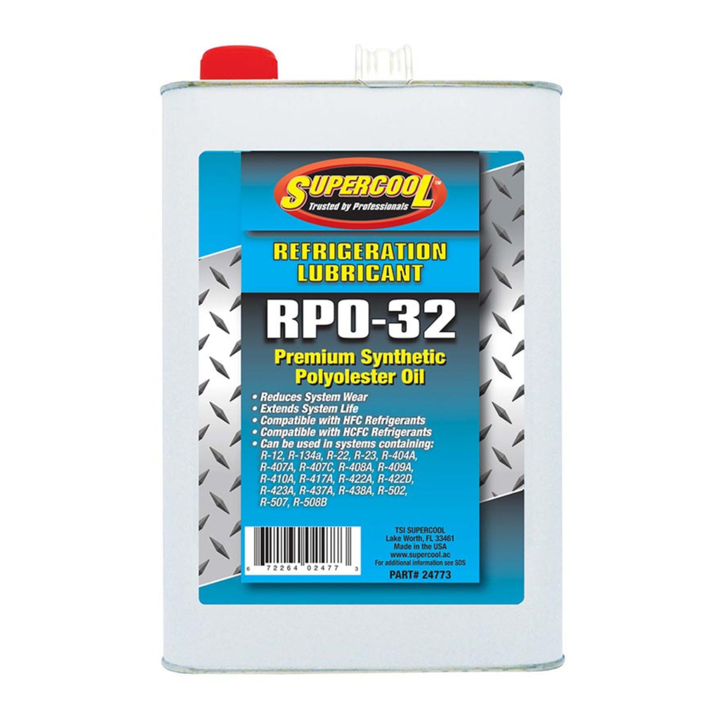 HVAC RPO- 32 VISC. REFRIGERATION LUBRICANT 128OZ | GTA REFRIGERATION ...